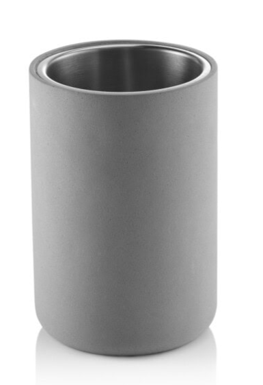 Vinkøler i cement og rustfri stål Ø13x(h)20 cm, WAS | Cateringudlejning.dk